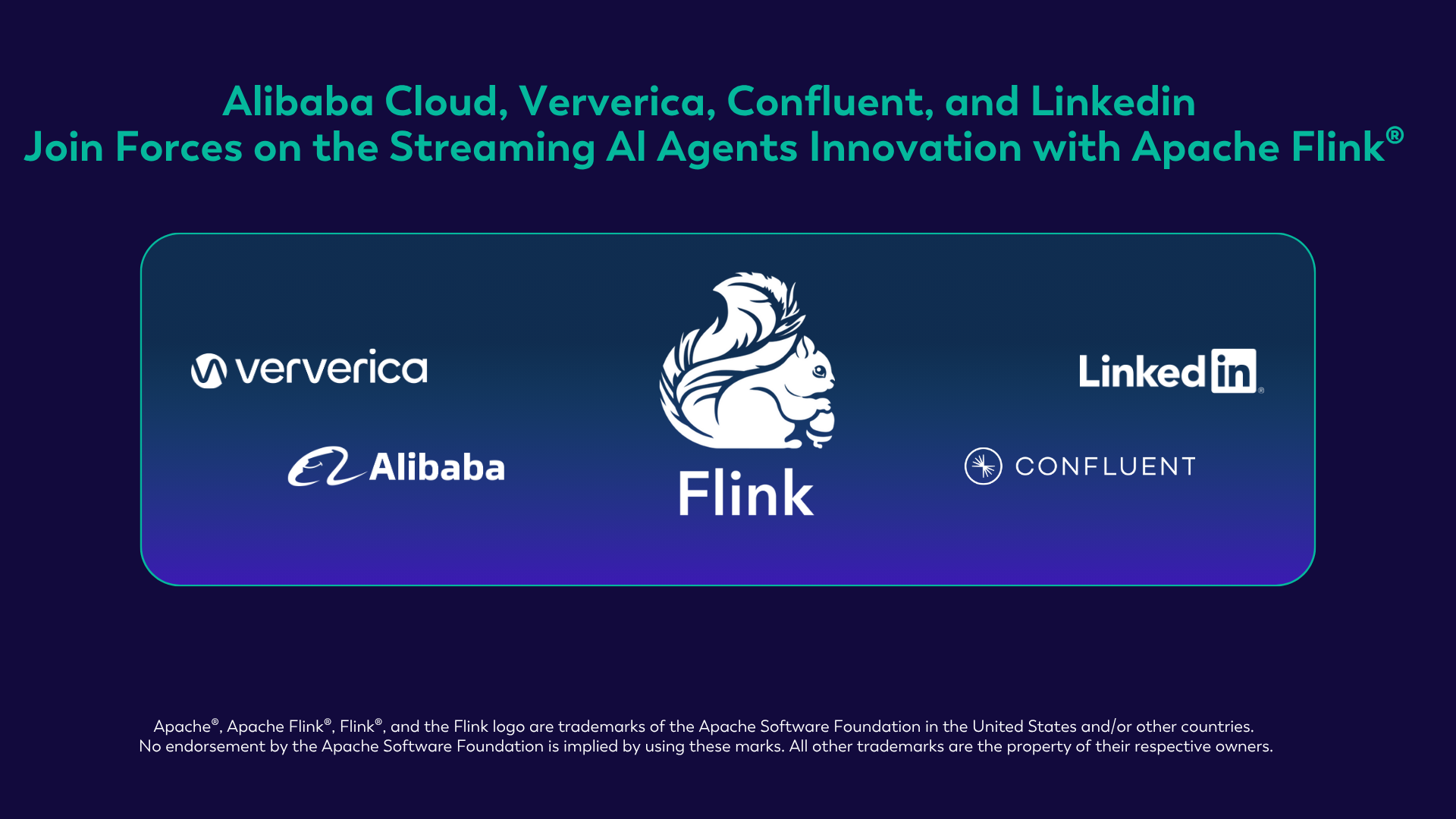 Alibaba Cloud, Ververica, Confluent, and LinkedIn Join Forces on the Streaming AI Agents ...